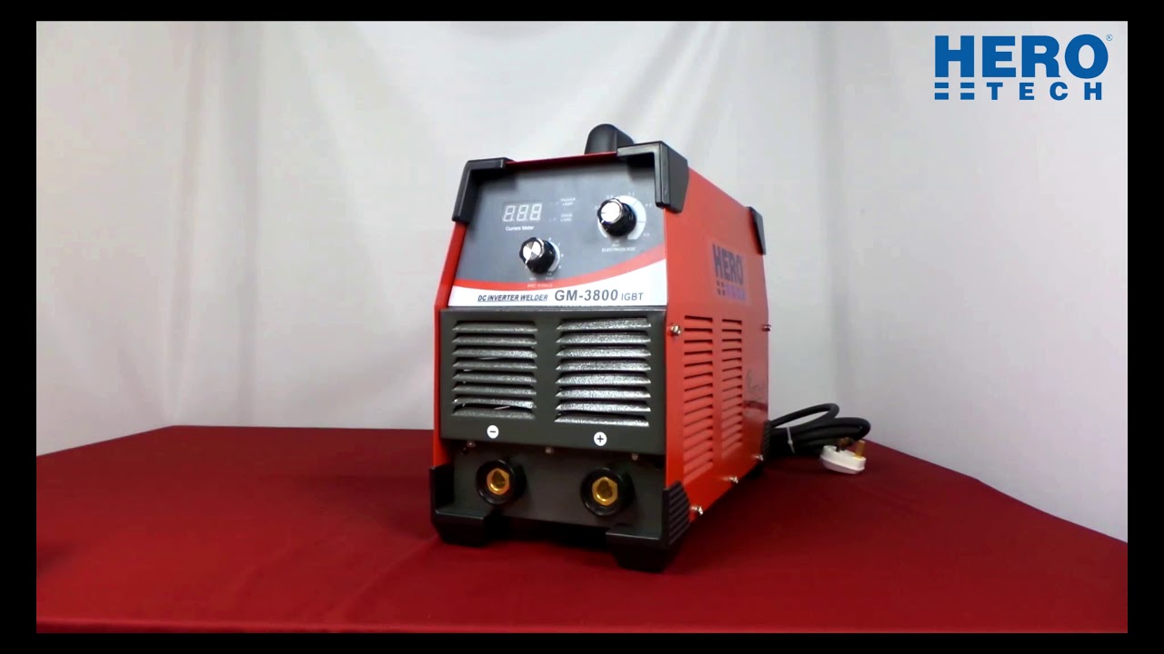 HERO TECH Inverter Stick Welding Machine Model GM-3800 - Introduction ...