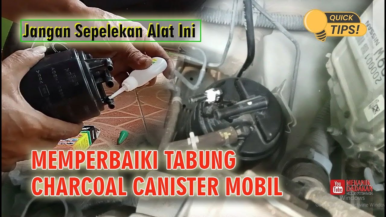 Trik Menyambung Konektor Filter Canister Mobil | Repairing Charcoal ...