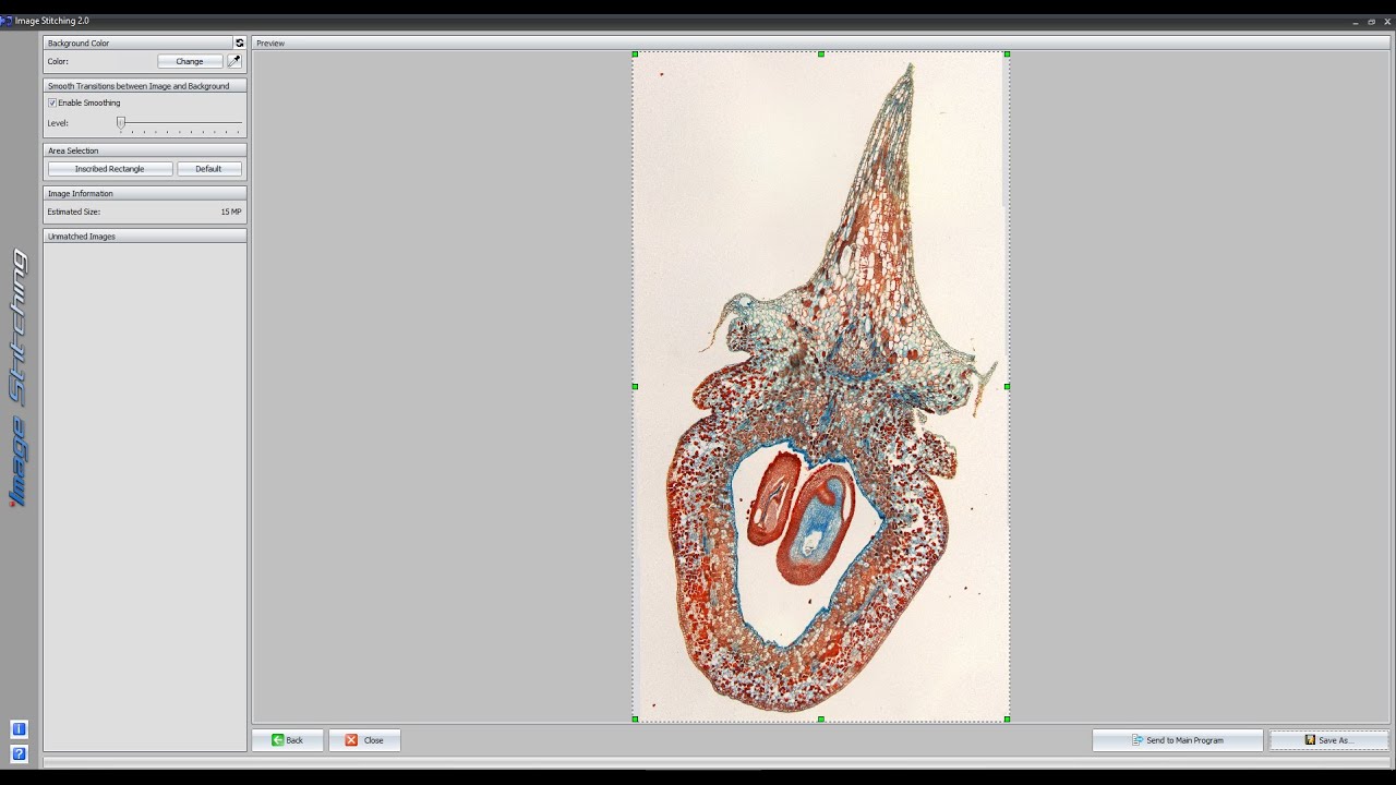 PROMICRA - Image Stitching Module for QuickPHOTO - Stitching of ...