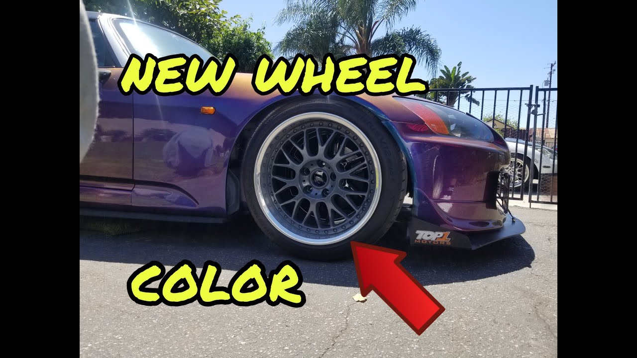 new wheel color for s2000 - YouTube