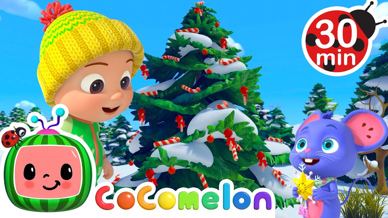 Wheels on the Christmas Tree | CoComelon | 🚌Wheels on the BUS Songs ...