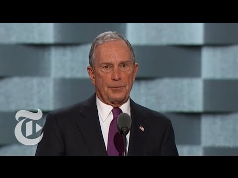Michael Bloomberg Trashes Donald Trump | Democratic Convention | The New York Times