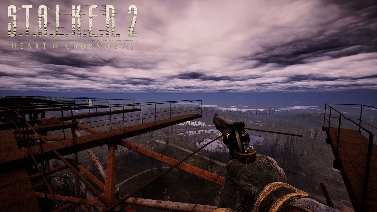 STALKER 2: Heart of Chornobyl - Glitching On Top of Duga Radar Tower ...