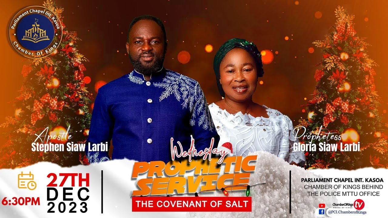 PROPHETIC SERVICE (COVENANT OF SALT) 27-12-2023 APOSTLE STEPHEN ...