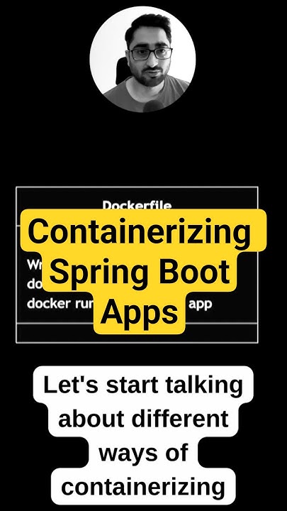 Different Ways to Containerize Spring Boot Application | Jib, BuildPacks - YouTube