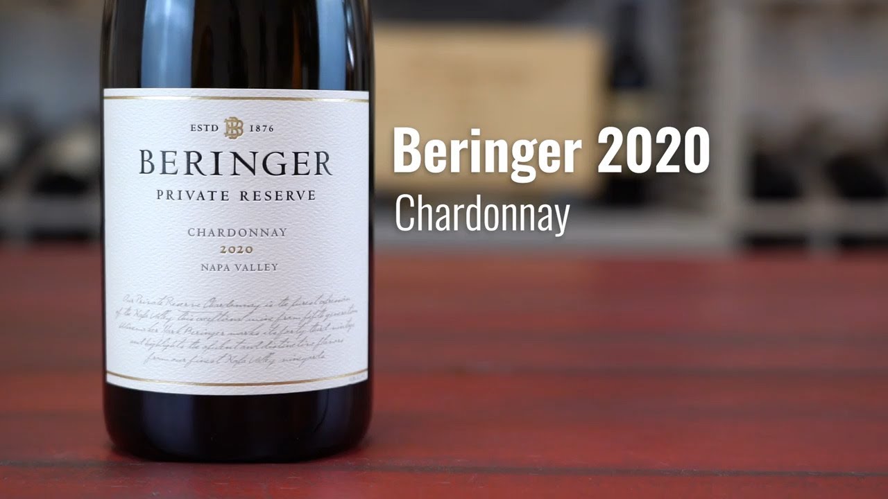 Beringer 2020 Chardonnay, Private Reserve, Napa Valley - YouTube