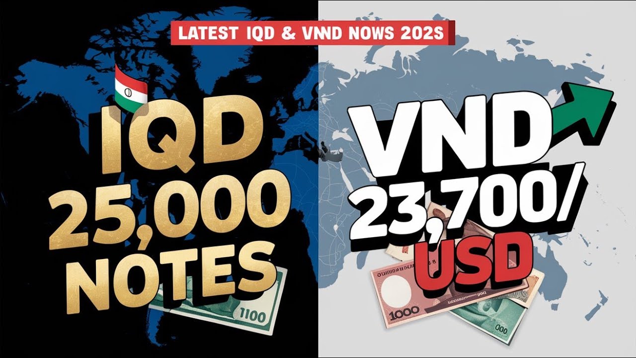 IQD 25,000 Notes & VND 23,700/USD: What’s Next for These Currencies?! 💥 ...