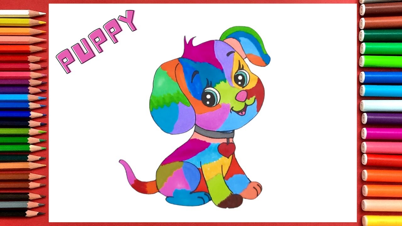 How to Draw a Cute Puppy - YouTube