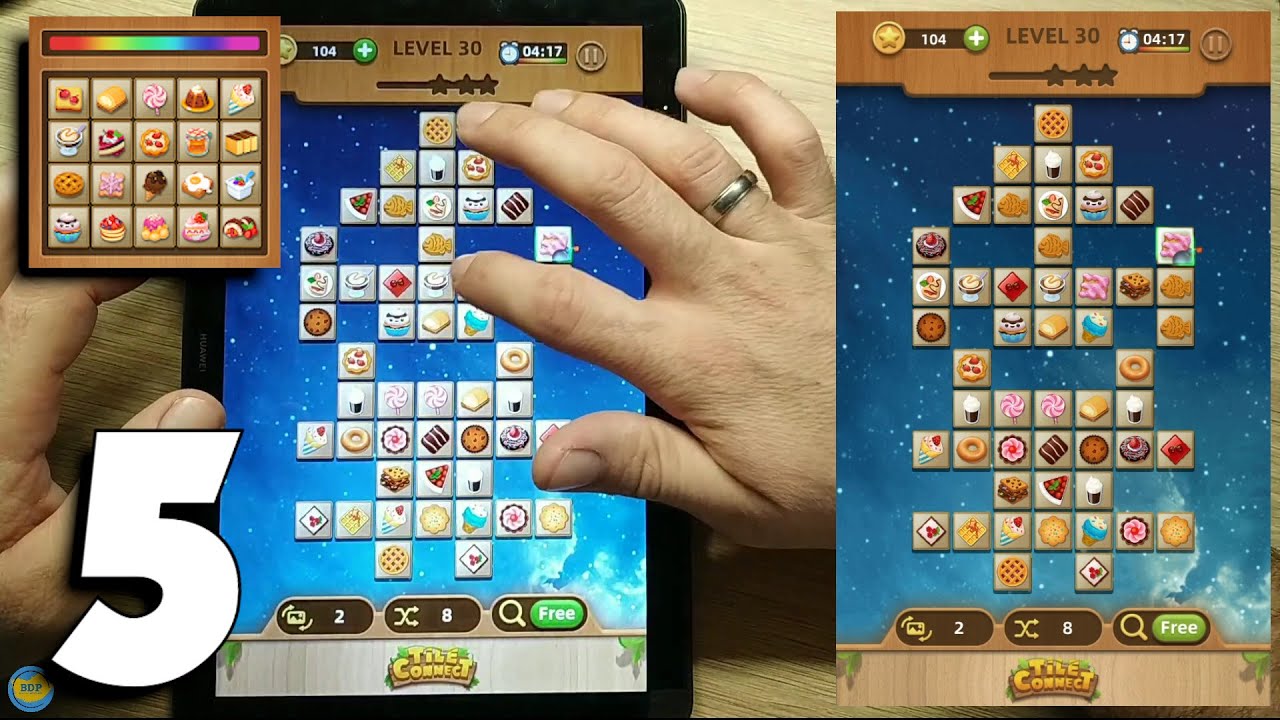 Tile Connect - Free Tile Puzzle & Match Brain Game - Part 5 Levels 30 ...