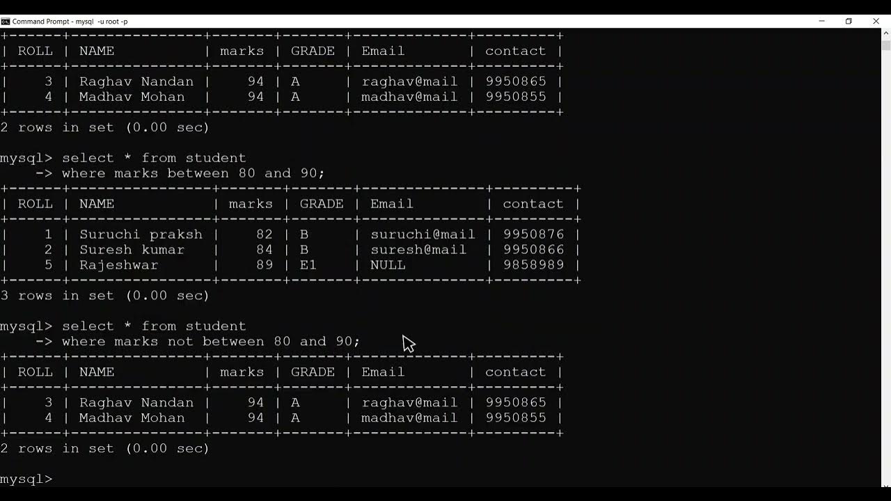 How to Search Records in MySQL | Searching Techniques - YouTube