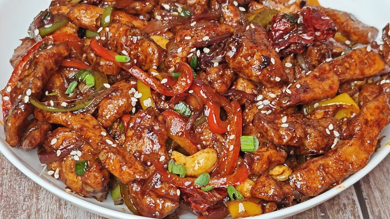 Dragon Chicken Fry Recipe | Quick Indochinese Chicken Recipe | स्ट्रीट ...