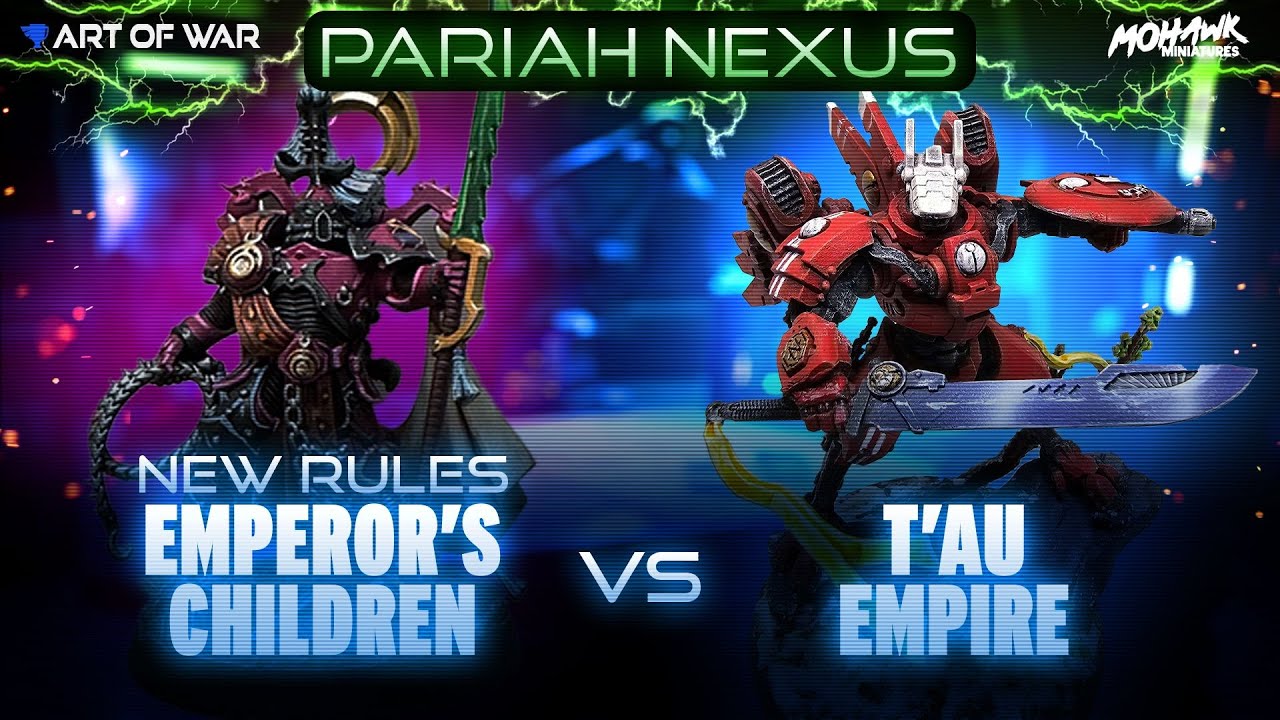 Codex Emperor's Children vs T'au Empire Competitive Battle Report ...