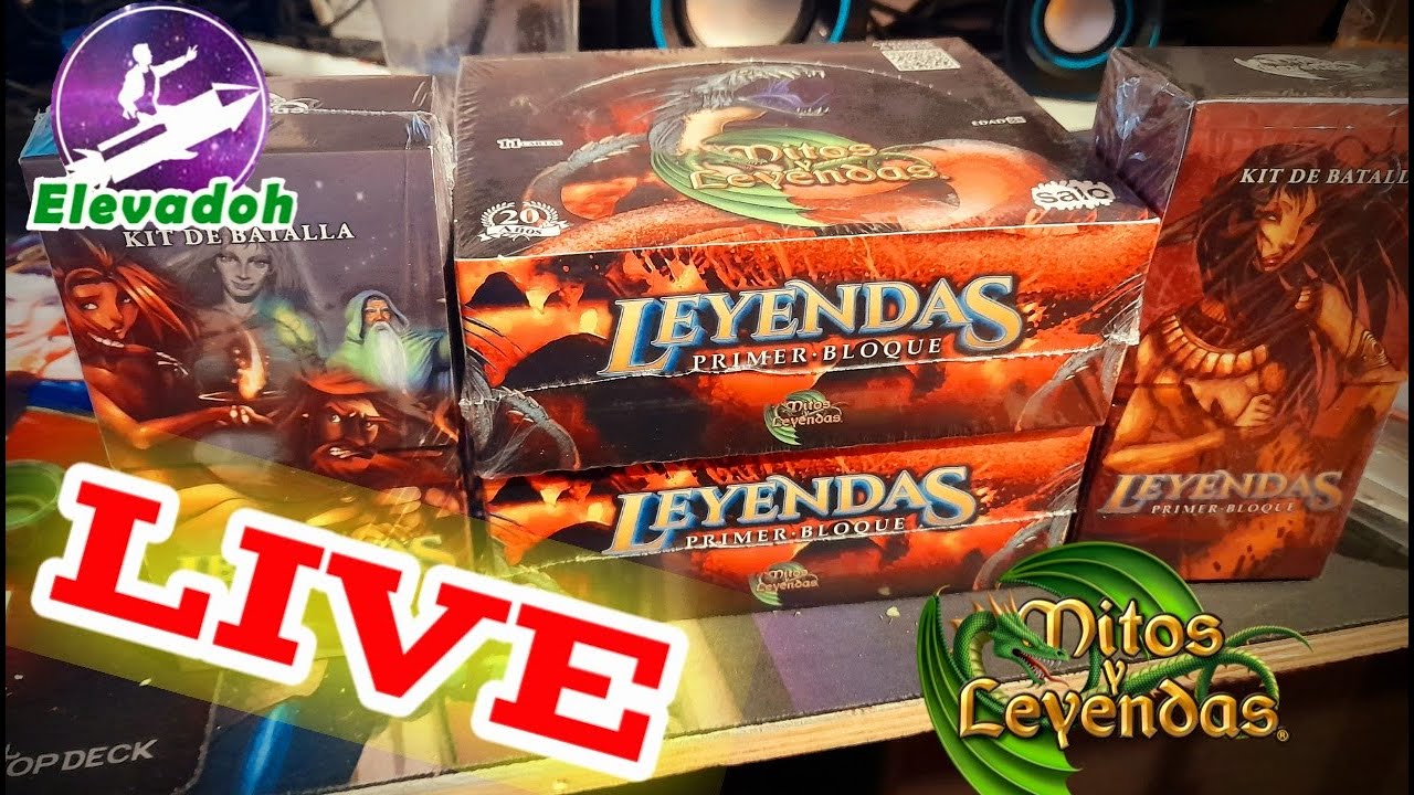 MyL | PRIMER LIVE - Unboxing 2 DISPLAY Leyendas 2.0 !!! - YouTube