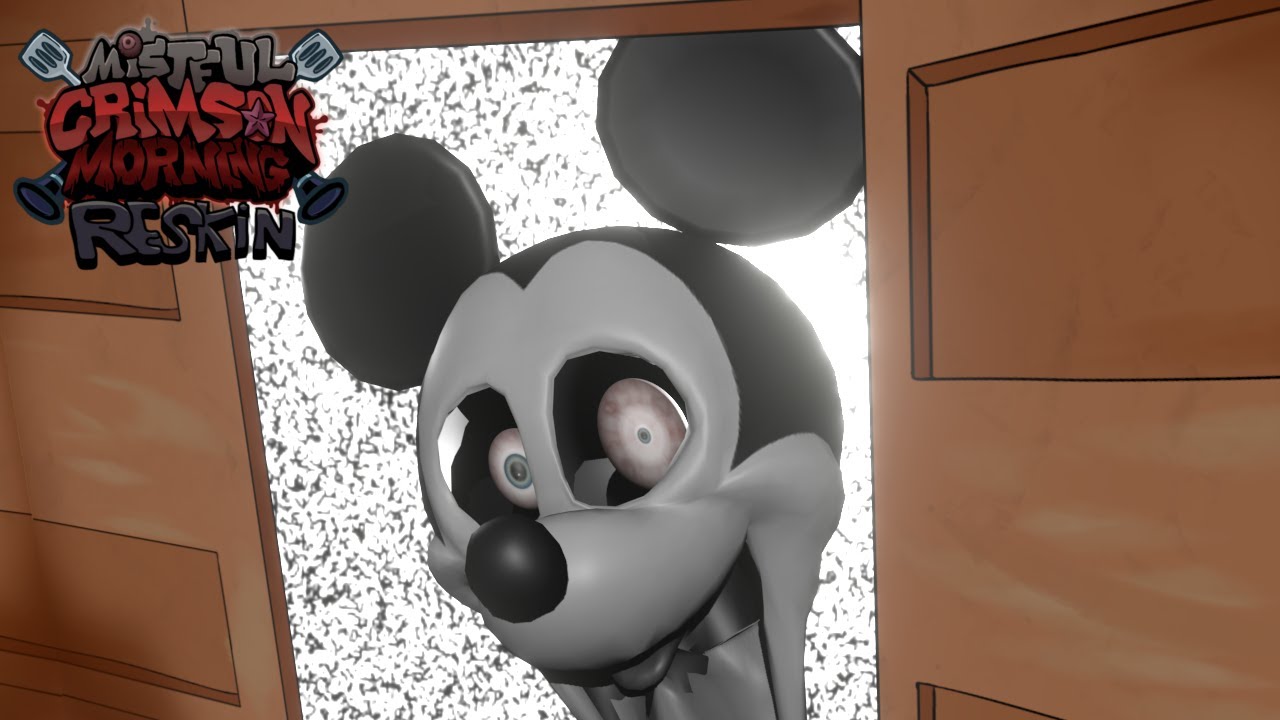 FNF || Mistful crimson morning reskin || Sanguilacrimae || - YouTube