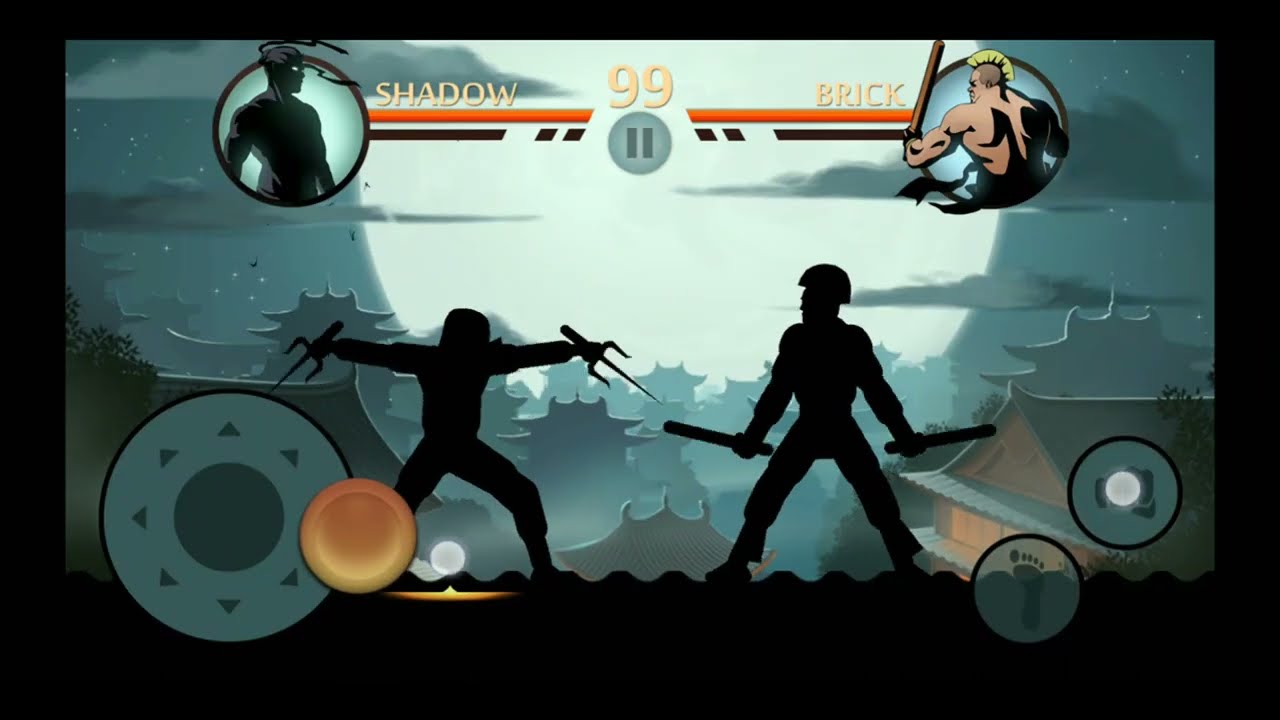 SHADOW VS BRICK (SHADOW FIGHT 2) GAMEPLAY - YouTube