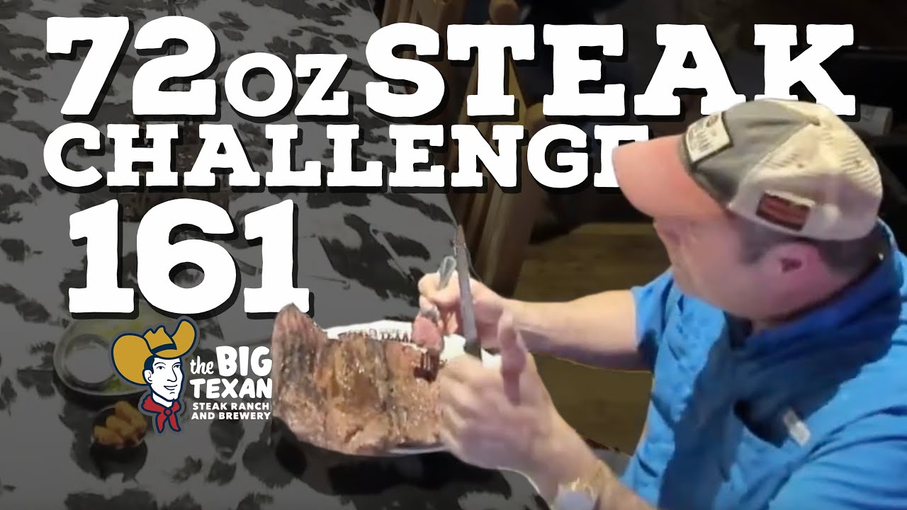 161 | 72oz Steak Challenge | Big Texan Live Stream - YouTube