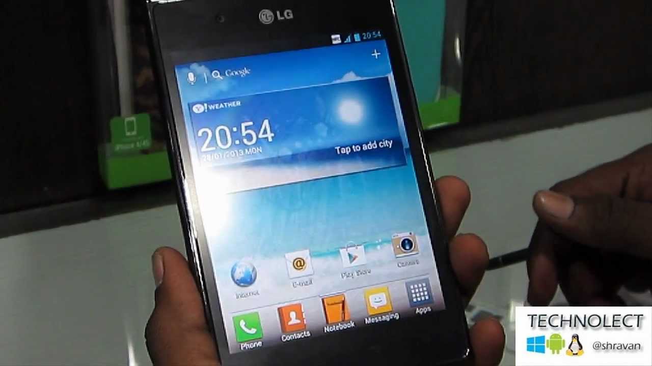 LG Optimus Vu P895 complete mobile review - YouTube