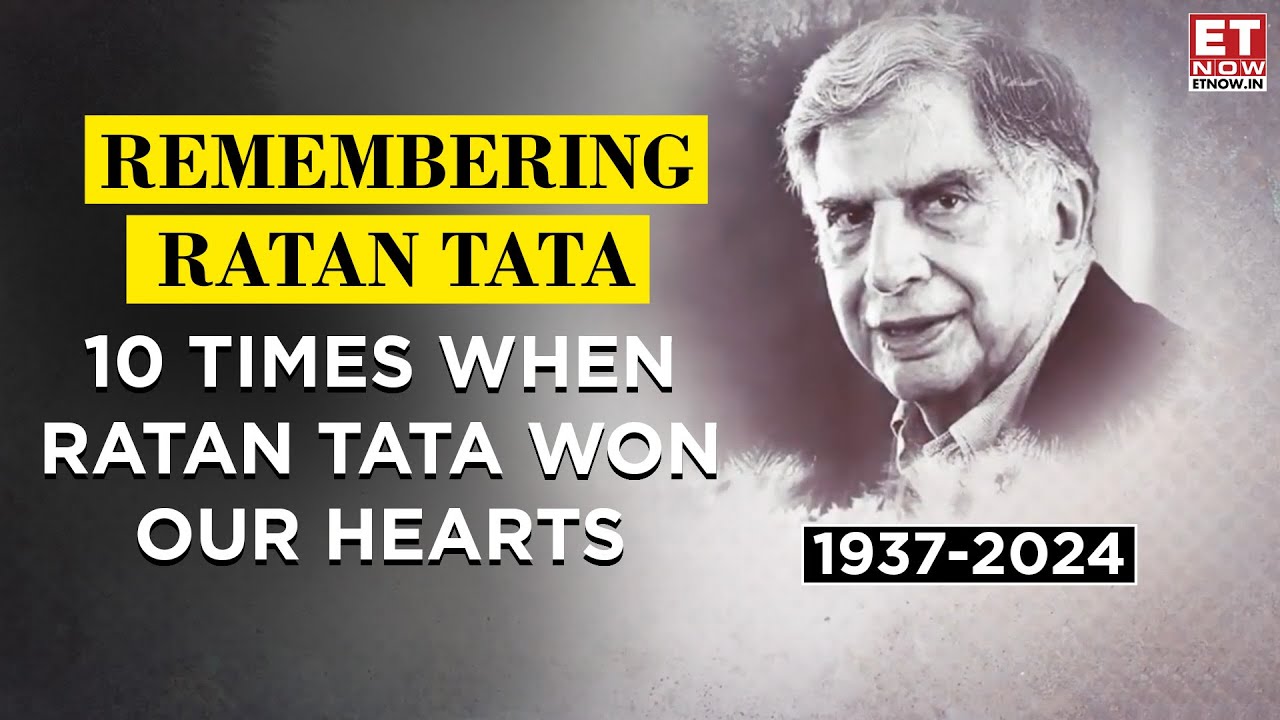 10 Times When Sir Ratan Tata Proved He Has A Heart Of Gold | RIP Ratan ...