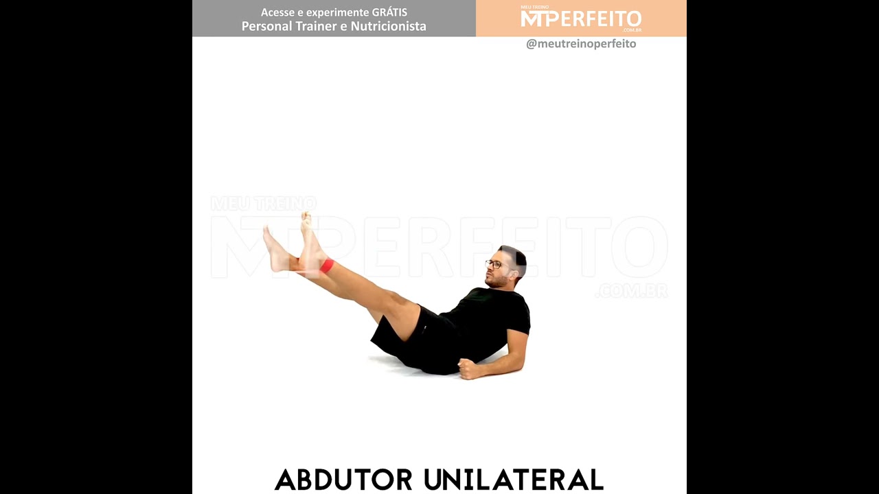 Abdutor Unilateral com mini Elástico - YouTube