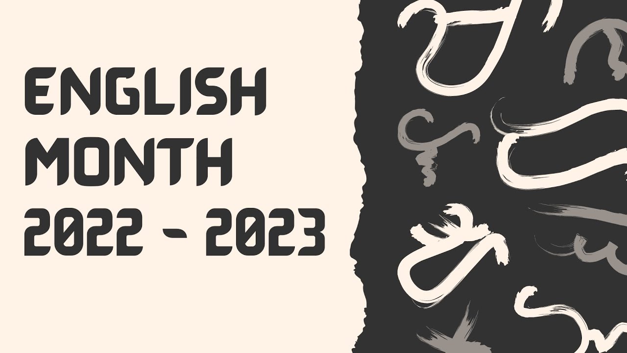 College English Month Program 2022-2023 - YouTube
