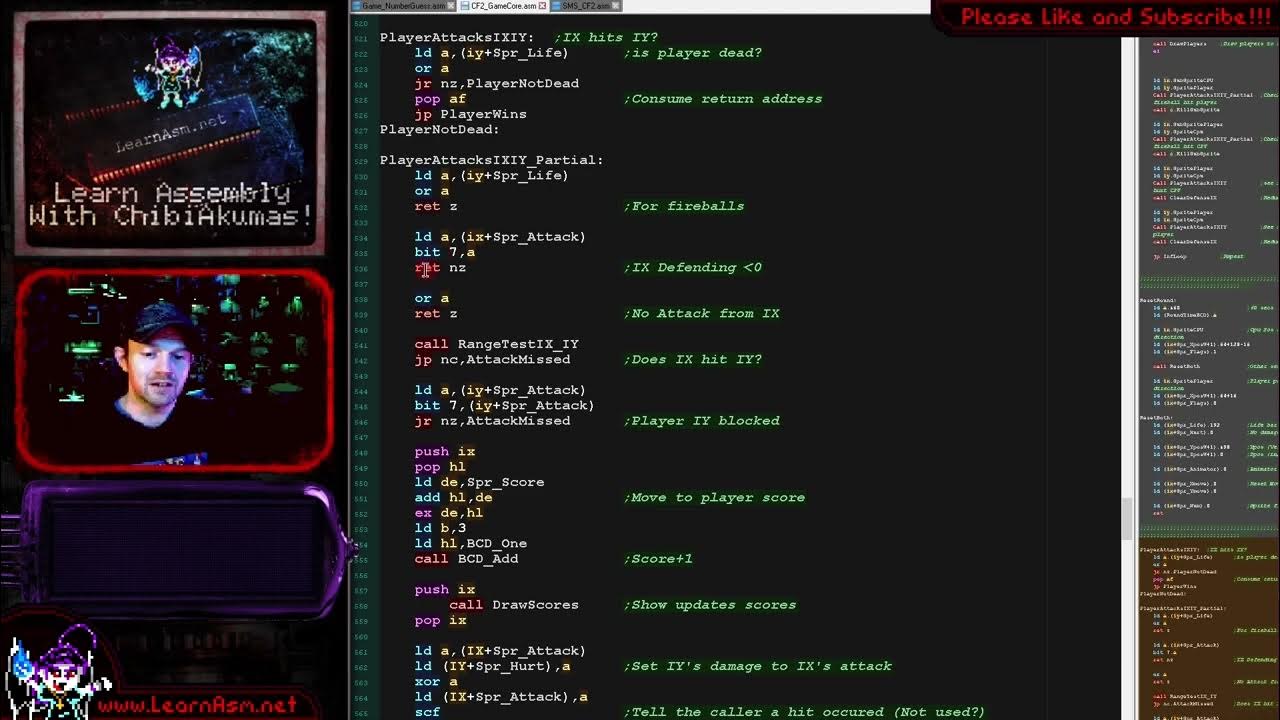 MainLoop and Round End - Z80 ASM Game programming Lesson CF3 - YouTube