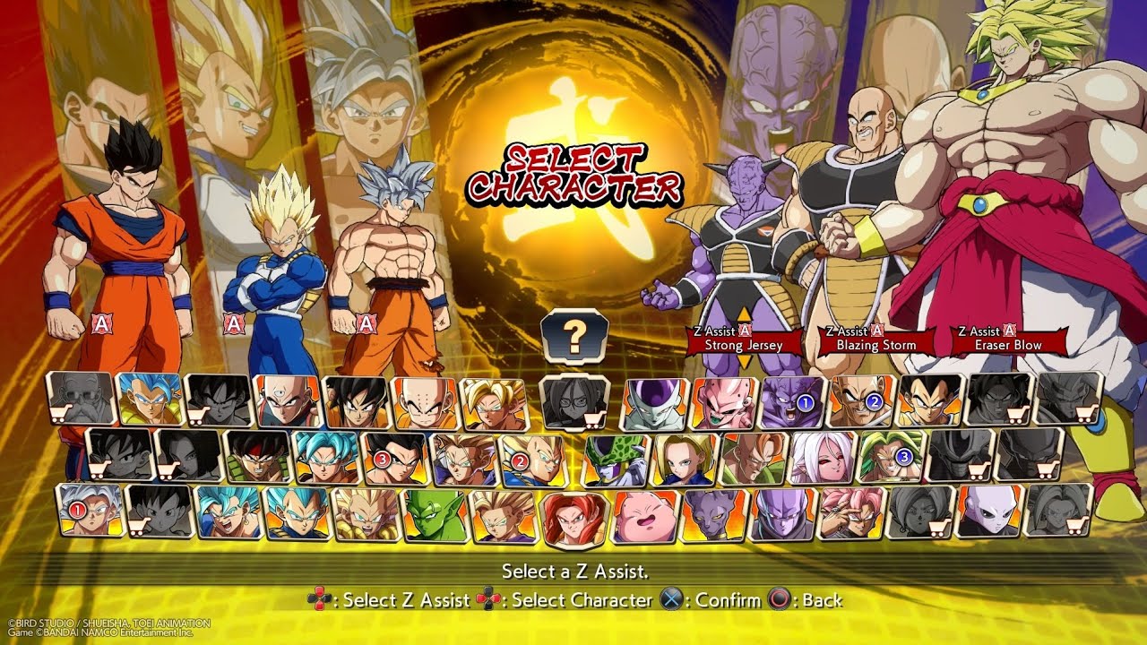 DRAGON BALL FighterZ - UI mastered Goku, SSJ Vegeta, Adult Gohan vs ...