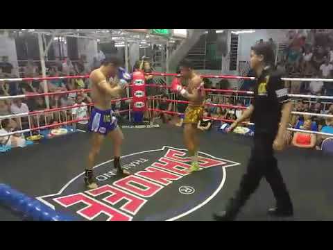 Mojtaba davodi (iran) vs linyang (China) muay thai fight Phuket Thailand