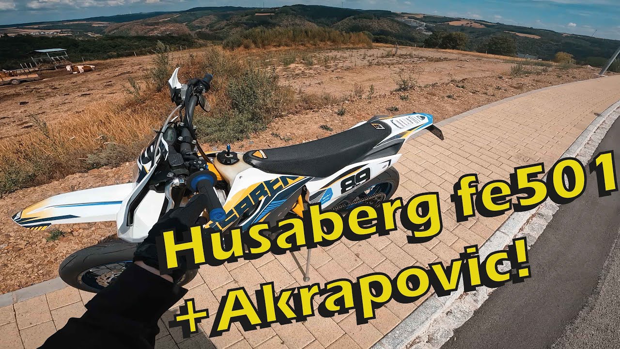 Husaberg FE501 Supermoto pure sound | RAW 4K | Luxembourg hills 🇱🇺 ...