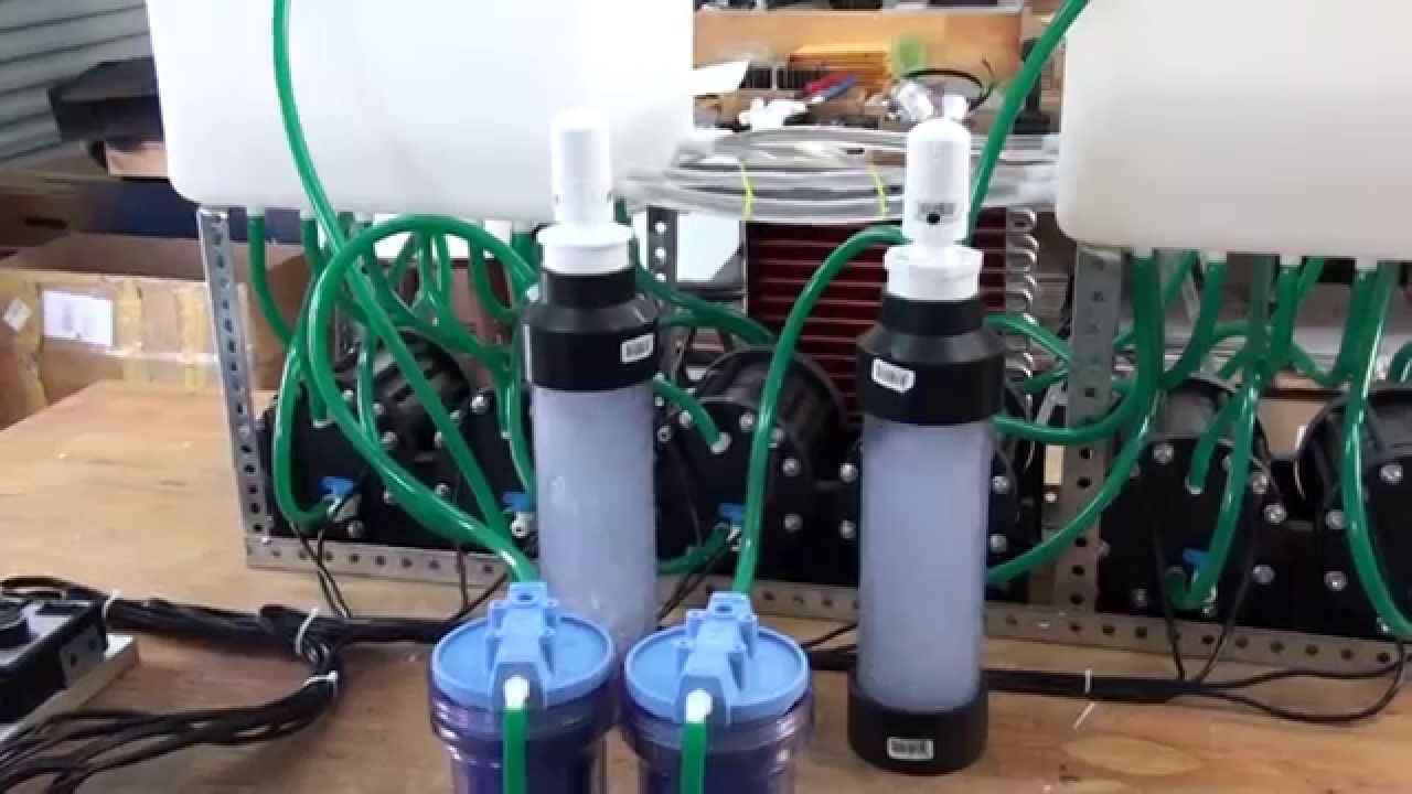 354 plate MASSIVE HHO Hydrogen gas Production Retail system. - YouTube