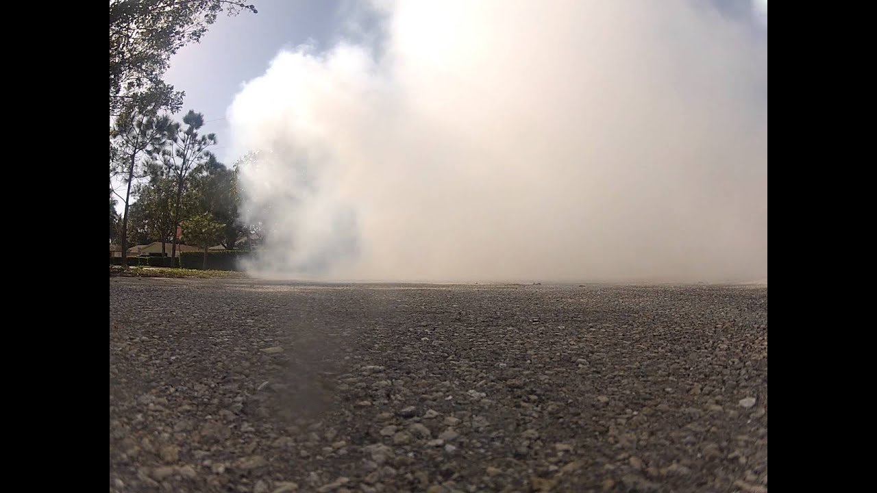 Rusty burnout - YouTube