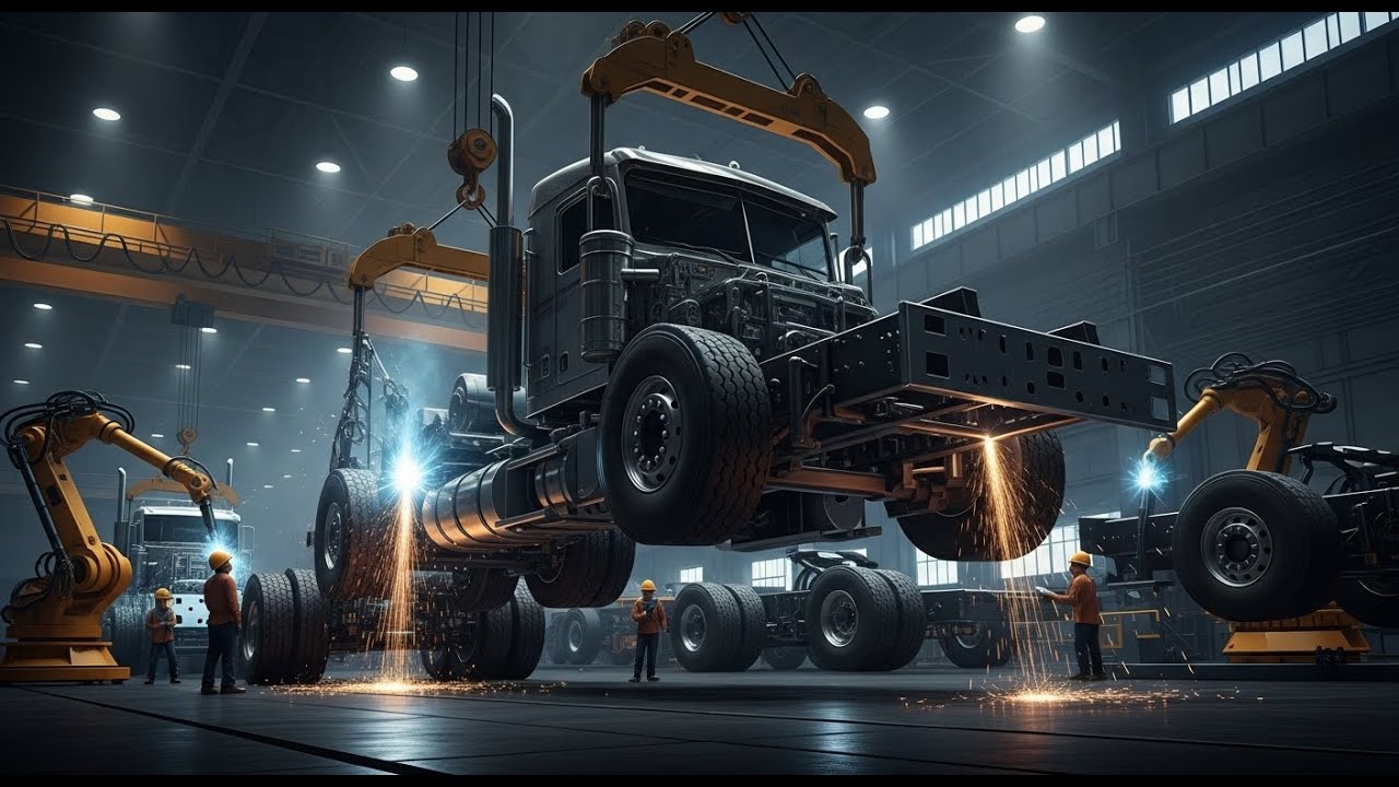 How Heavy-Duty Trucks Are Made Inside Giant Factories (Full ...