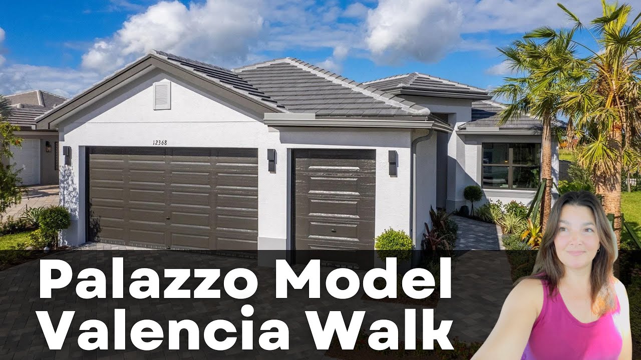 NEW CONSTRUCTION HOME TOUR IN FLORIDA - PALAZZO MODEL VALENCIA WALK ...