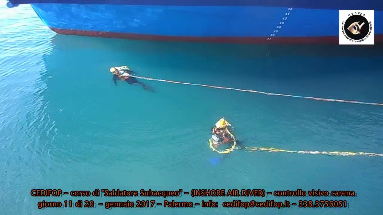 CEDIFOP - corso di "Saldatore Subacqueo" - (INSHORE AIR DIVER ...