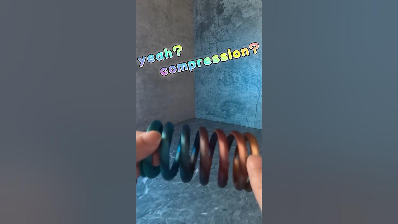 3D printed「Compression Spring」 - YouTube