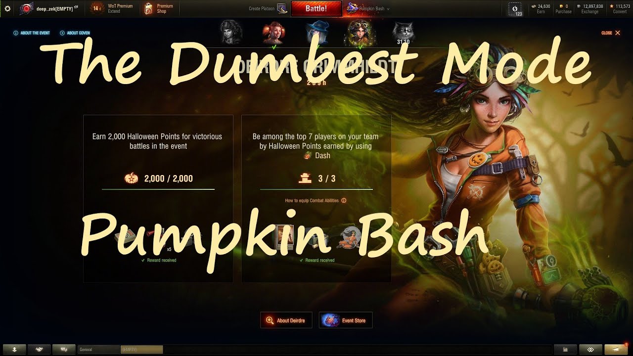 World of Tanks - Did you enjoy Pumpkin Bash event? - YouTube
