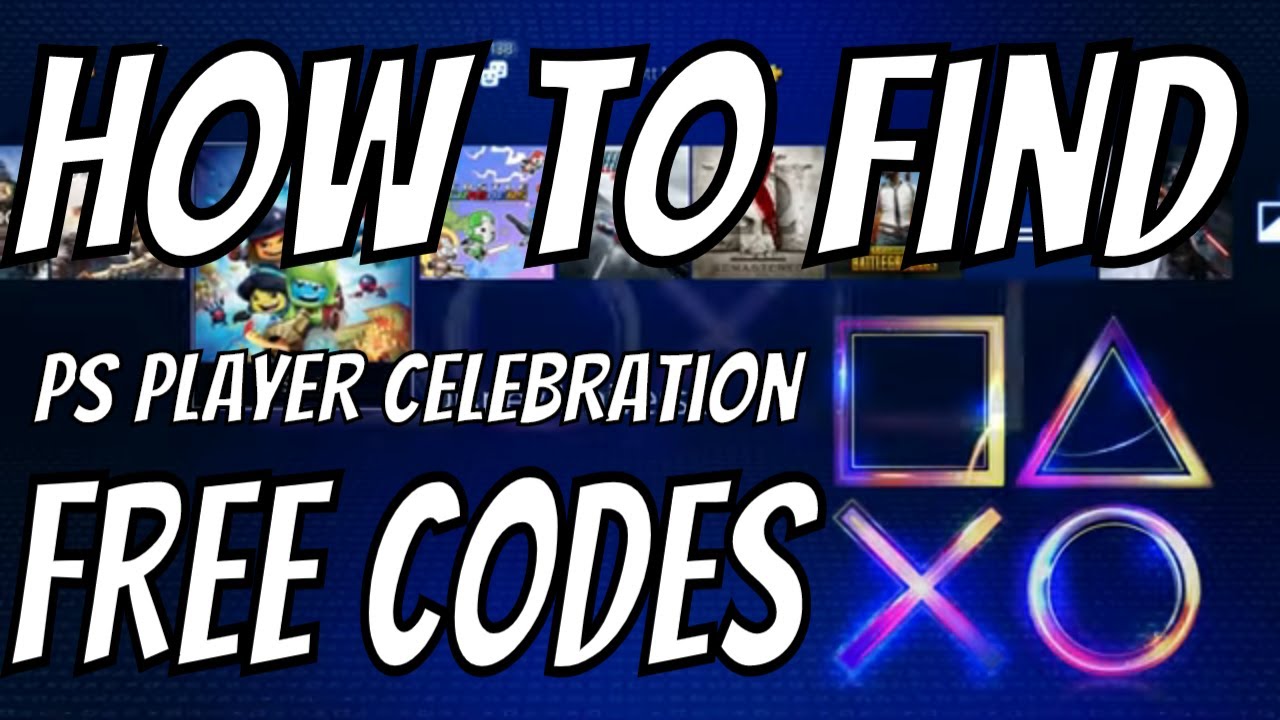 HOW to FIND, Download and Redeem PlayStation Celebration Reward Goal 1 ...