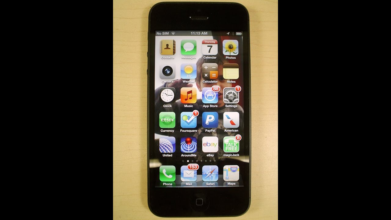 64gb iPhone 5 A1428 Factory Unlocked Warranty - YouTube