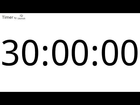 30 Hour Countdown Timer