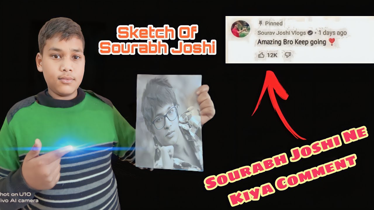 Draw Of Sourabh Joshi // Drawing Sketch Of Sourabh Joshi // @Sourabh ...