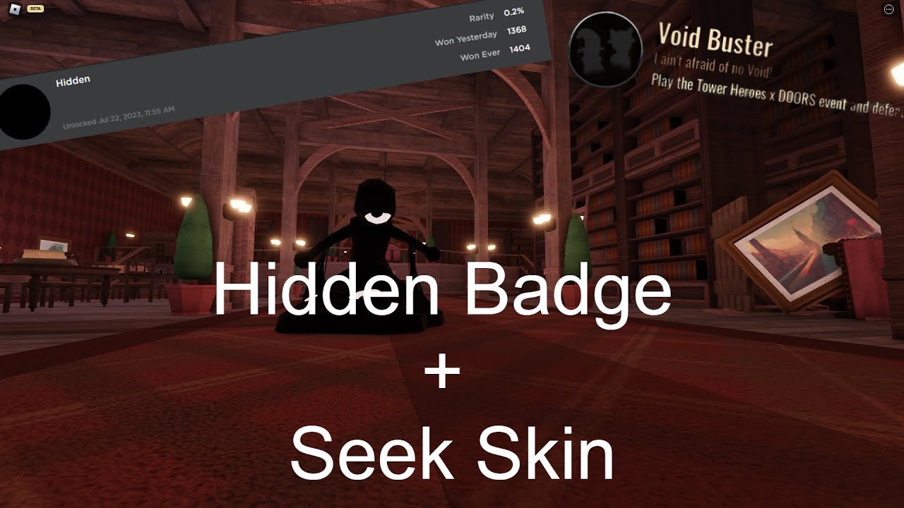 How to Get the Hidden Badge + Seek Skin | Beginner Friendly Guide ...