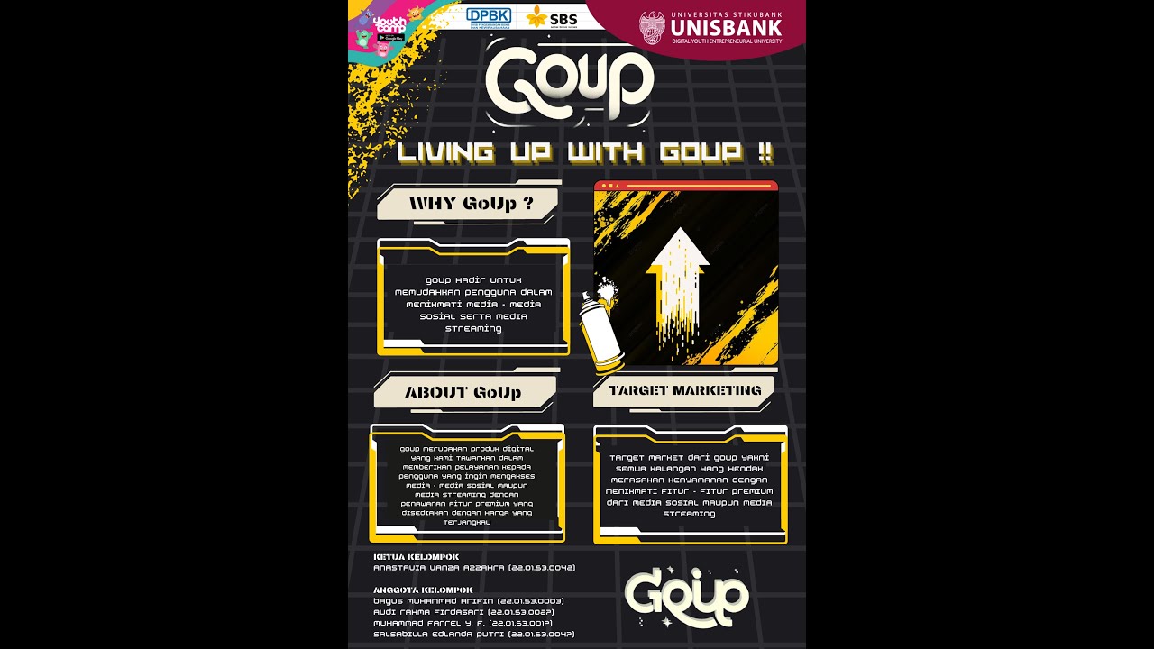 Goup Living Up With Goup || Project Gagasan Usaha || CoE - YouTube