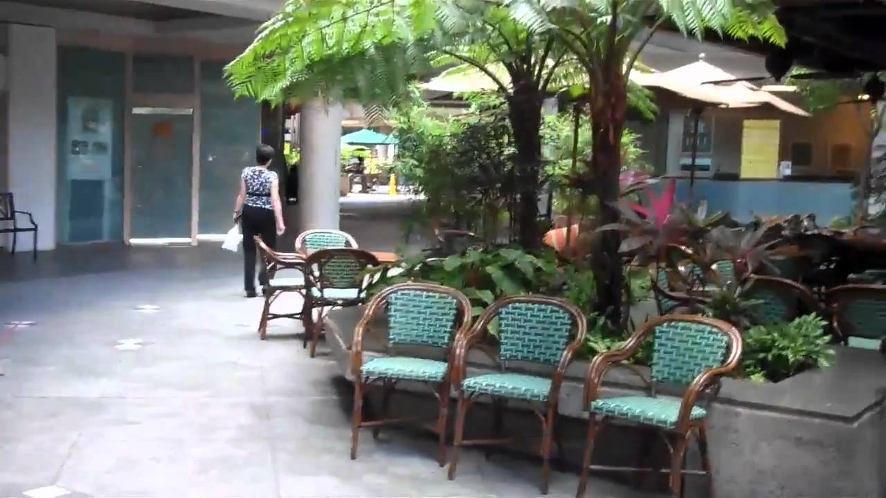 Restaurant Row- Waterfront Plaza Honolulu - YouTube