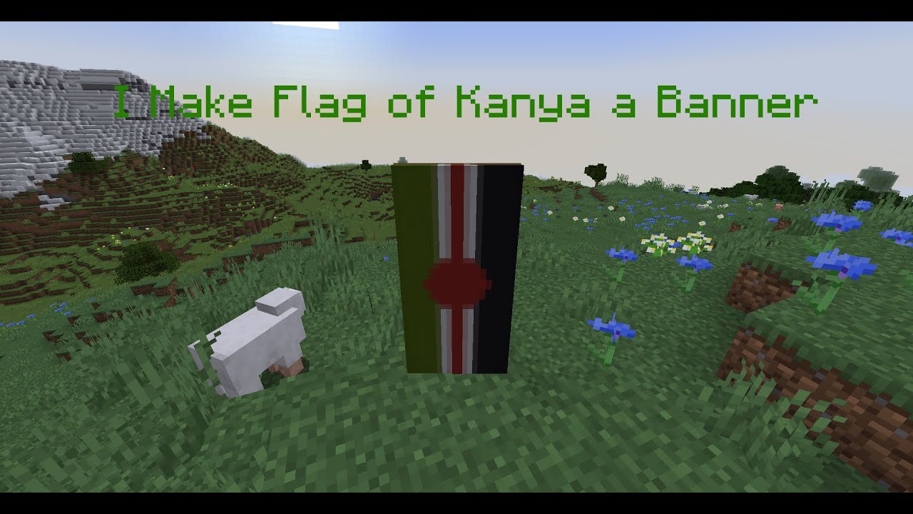 I Make Flag of Kenya a Banner in Minecraft - YouTube