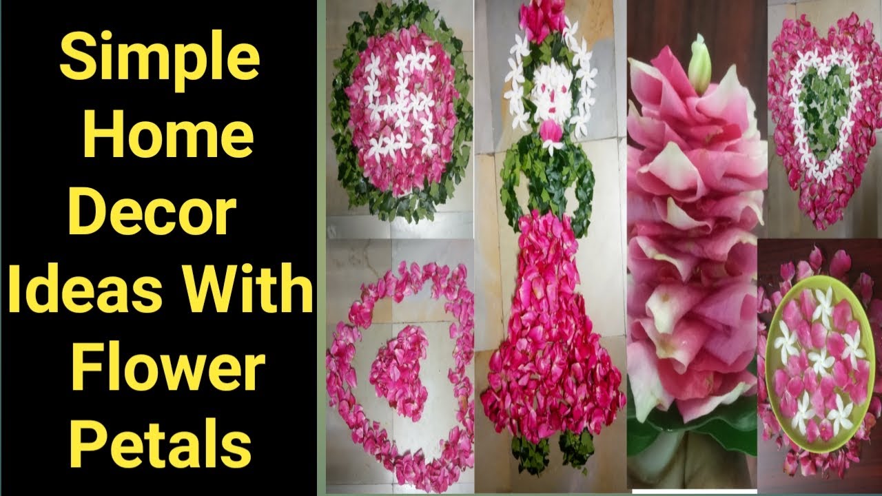 Rose Petal Decoration Ideas