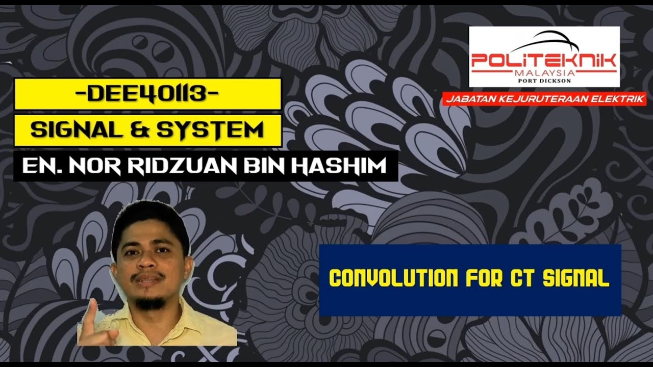 Convolution for CS Signal ???? - YouTube