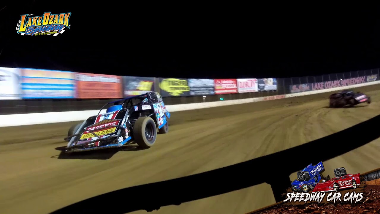 #20 Rodney Sanders - USMTS Modified - 8-16-19 Lake Ozark Speedway - In ...