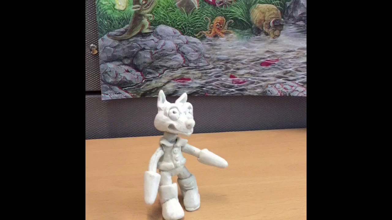 Fox stop motion - YouTube