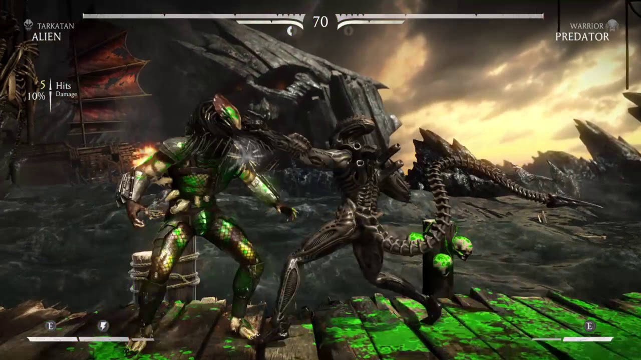 Mortal Kombat X Alien vs Predator - YouTube