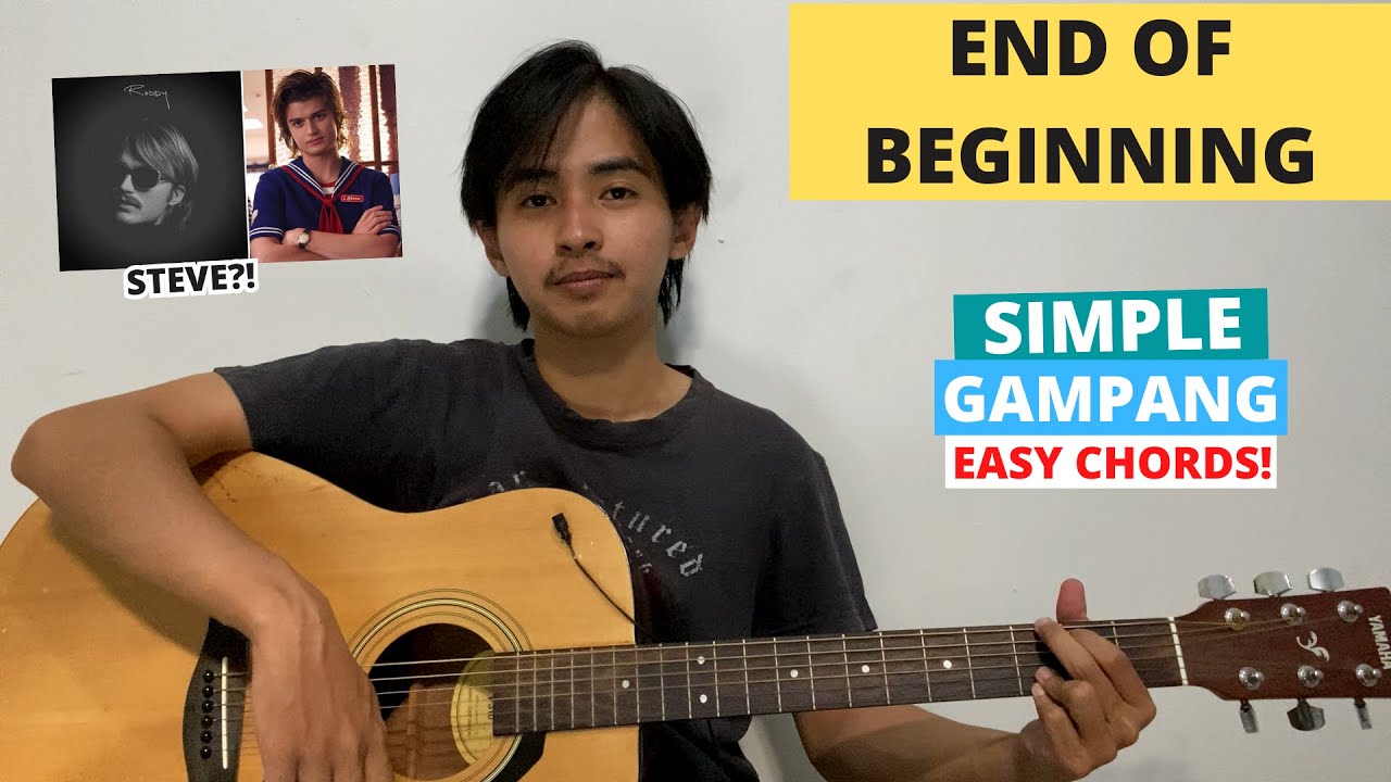 CHORD SIMPLE GAMPANG (End Of Beginning - Djo) (Tutorial Gitar) Easy ...