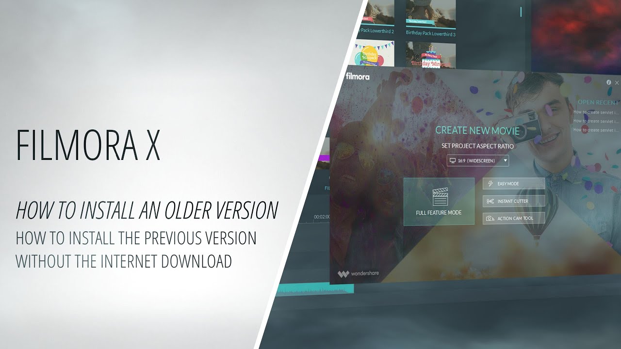 Filmora X - How to Fix Version 10.7.0.10 and How to Get And Install The ...